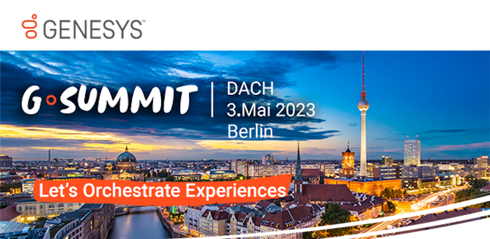 Genesys G-Summit DACH (Berlin) - infinit.cx - The Customer Experience ...